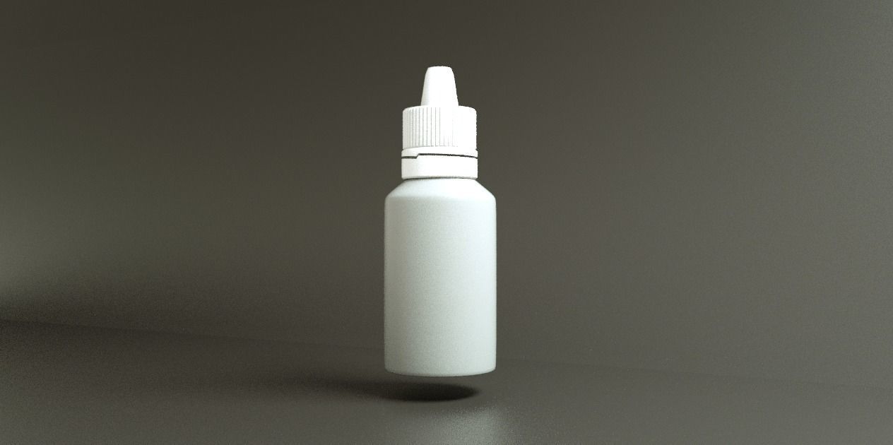 Eye Dropper Medical Bottle Model 3D model | CGTrader