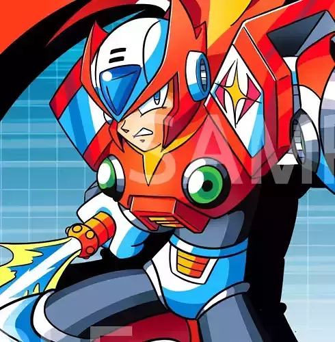 Rockman X MegaMan 3D model | CGTrader