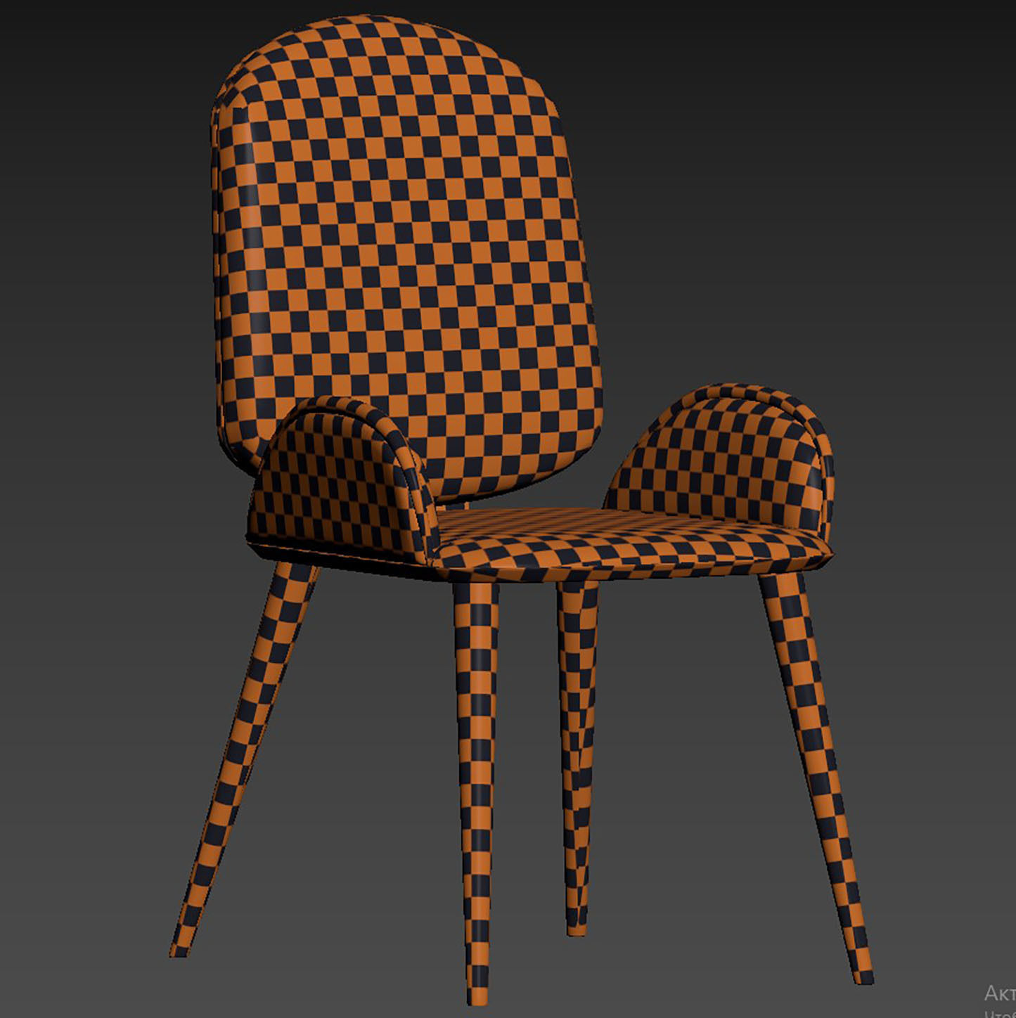 Beautiful Ark chairs by Angelo Reflex 3D model | CGTrader