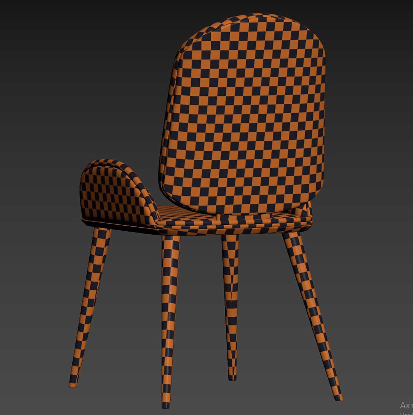 Beautiful Ark chairs by Angelo Reflex 3D model | CGTrader