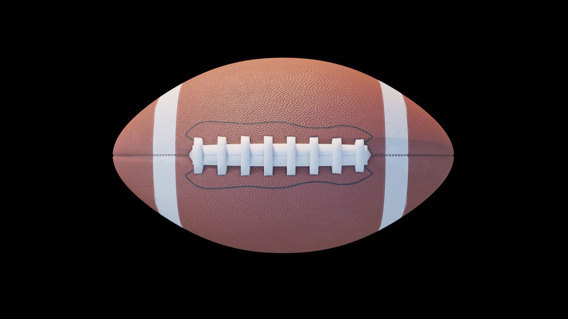 High Quality American Football - Clean and Dirty Versions - 4K 3D model ...
