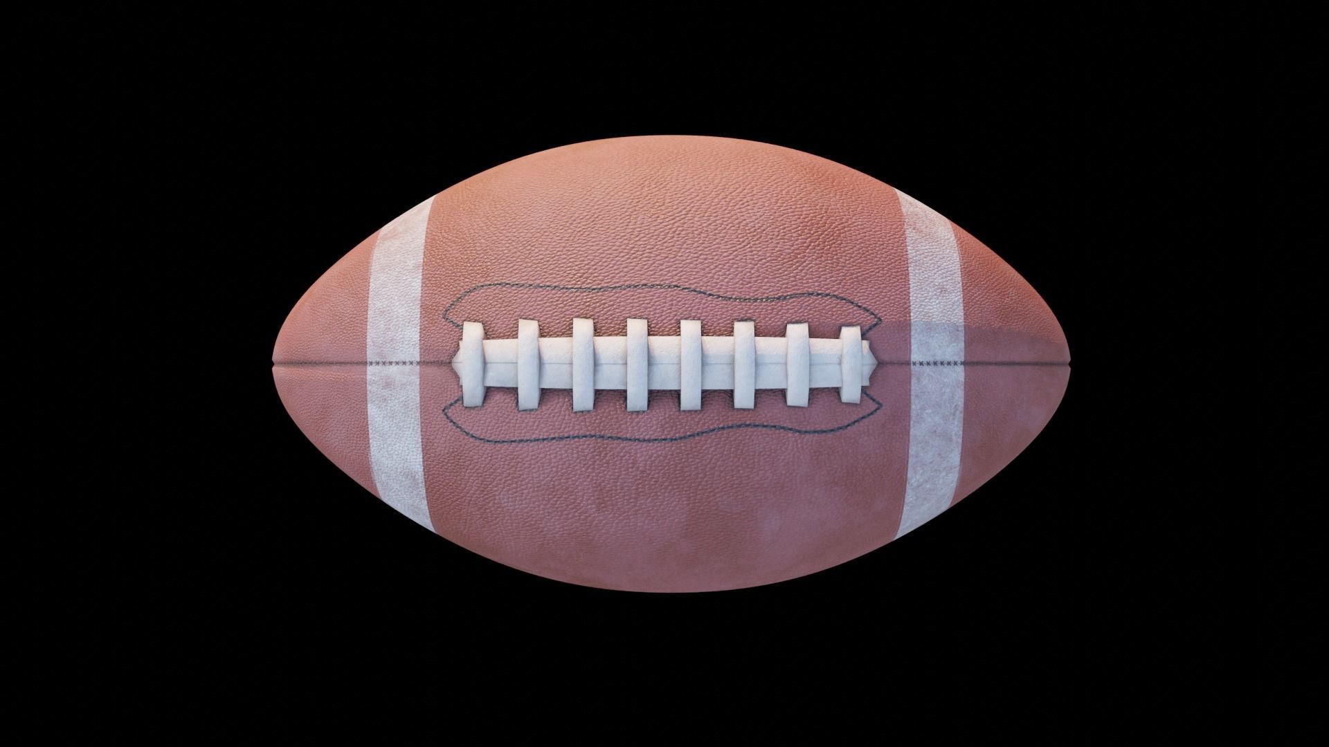 High Quality American Football - Clean and Dirty Versions - 4K 3D model ...