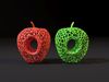 Hollow Apple 3D model 3D printable | CGTrader