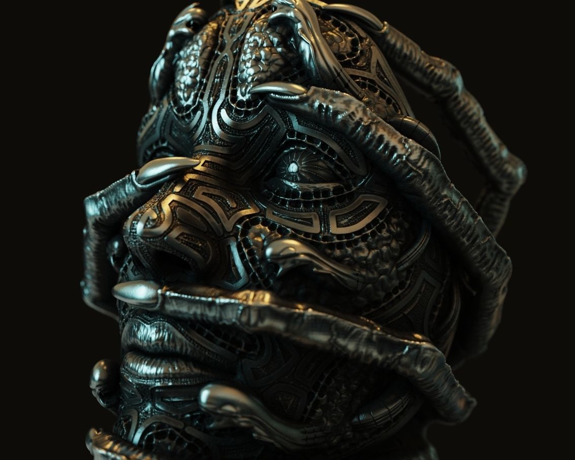 The Host alien head 3D model 3D printable | CGTrader