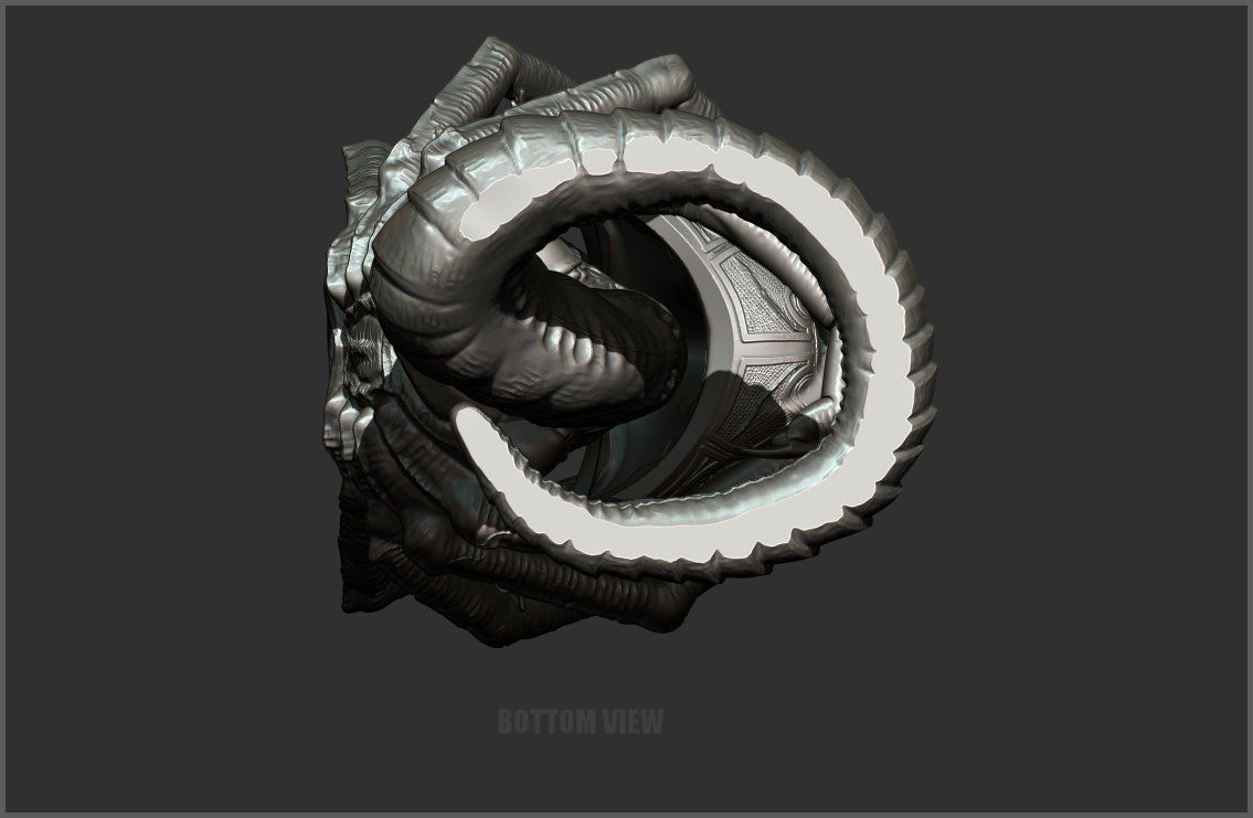 The Host alien head 3D model 3D printable | CGTrader