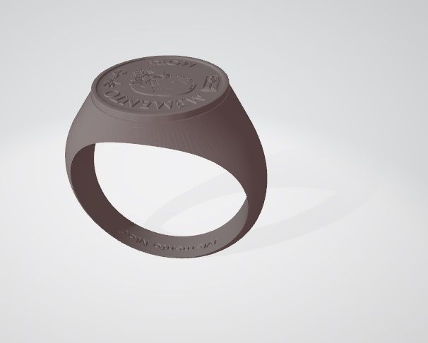 Memento Mori ring 3d model print 3D model 3D printable | CGTrader