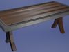Low Poly Table with wooden top free VR / AR / low-poly 3D model | CGTrader