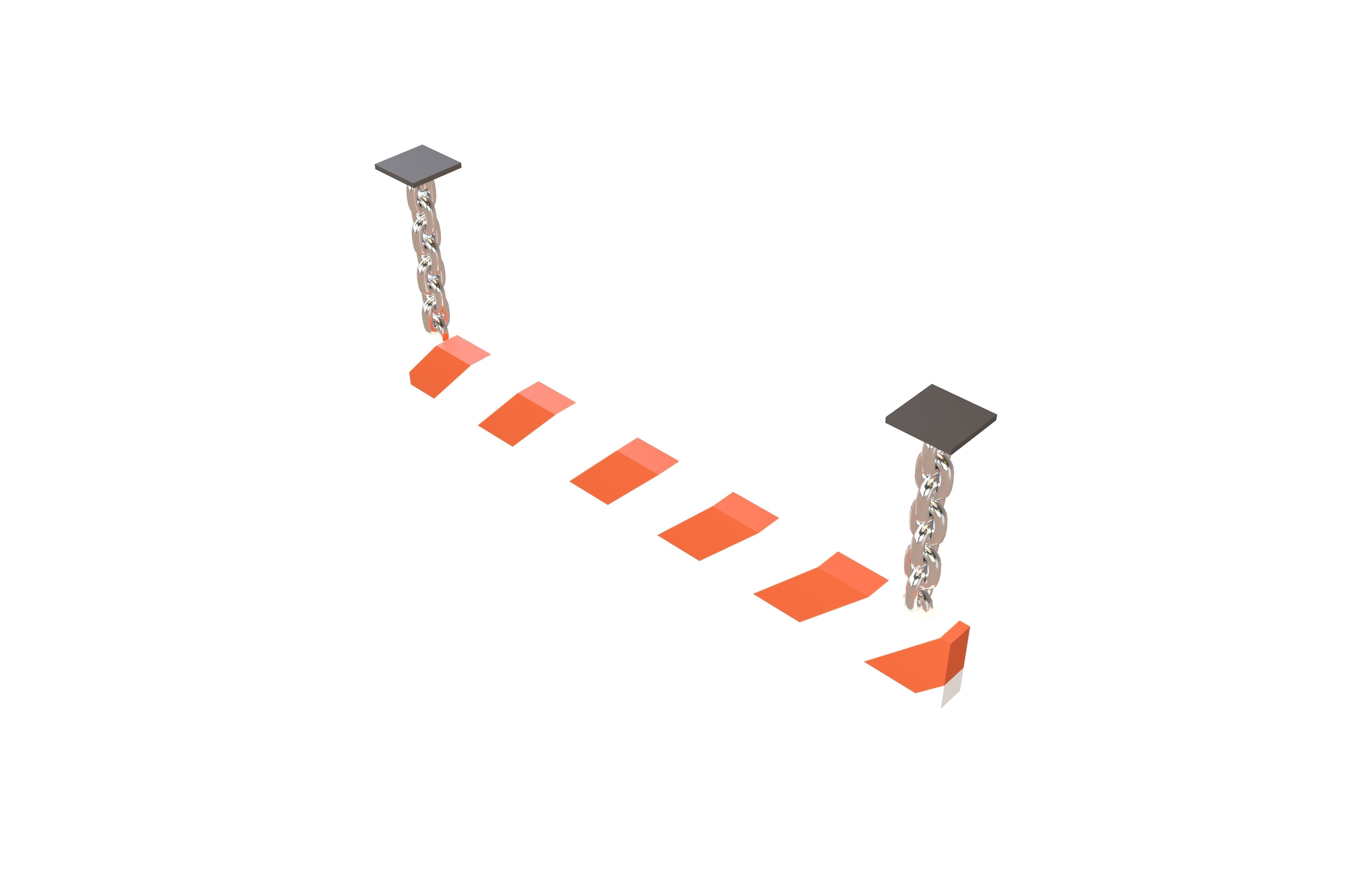 3D model Danger Sign Barriers v1 001 VR / AR / low-poly | CGTrader