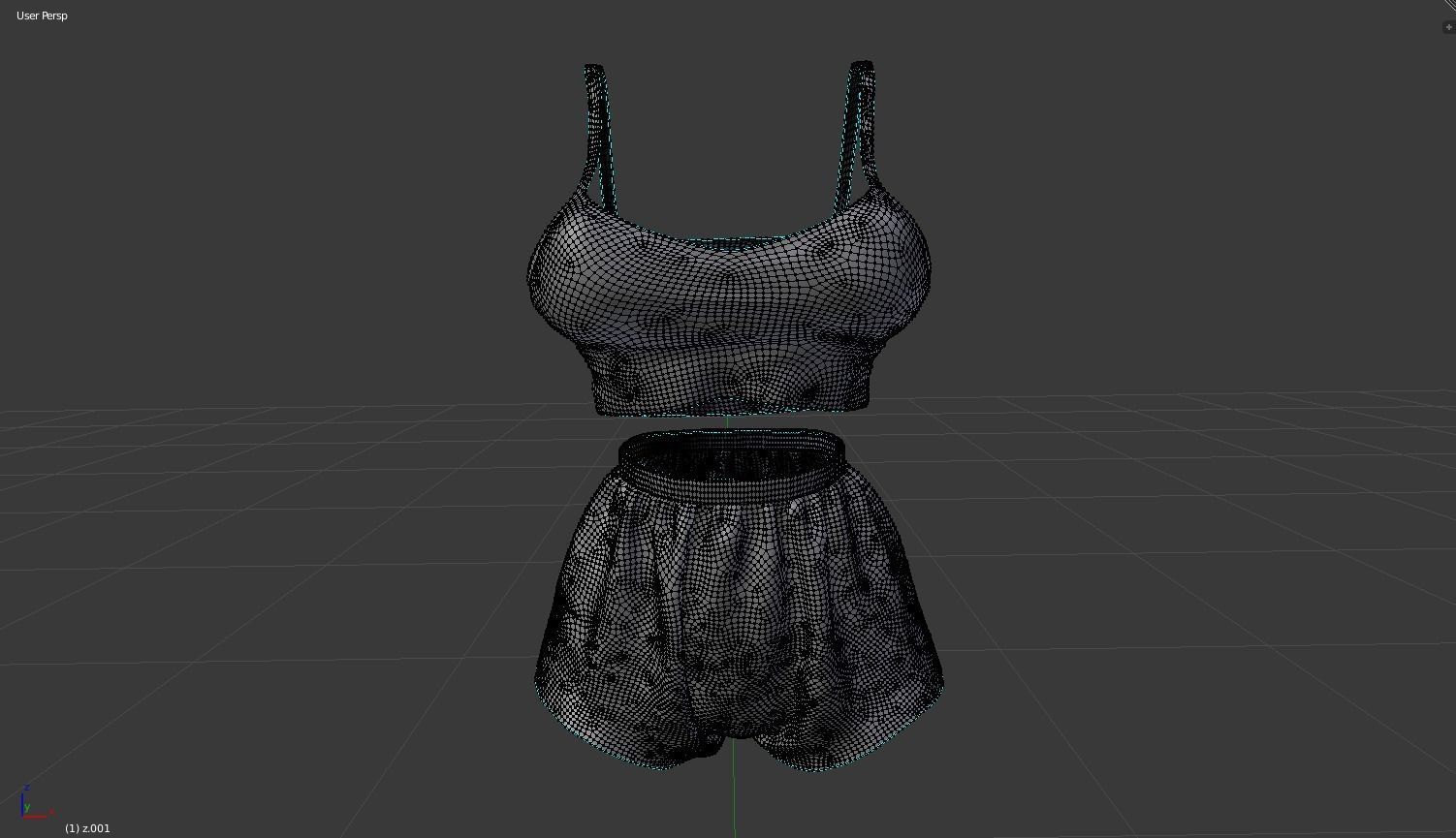 3D model Mesh Outfit 10 VR / AR / low-poly | CGTrader