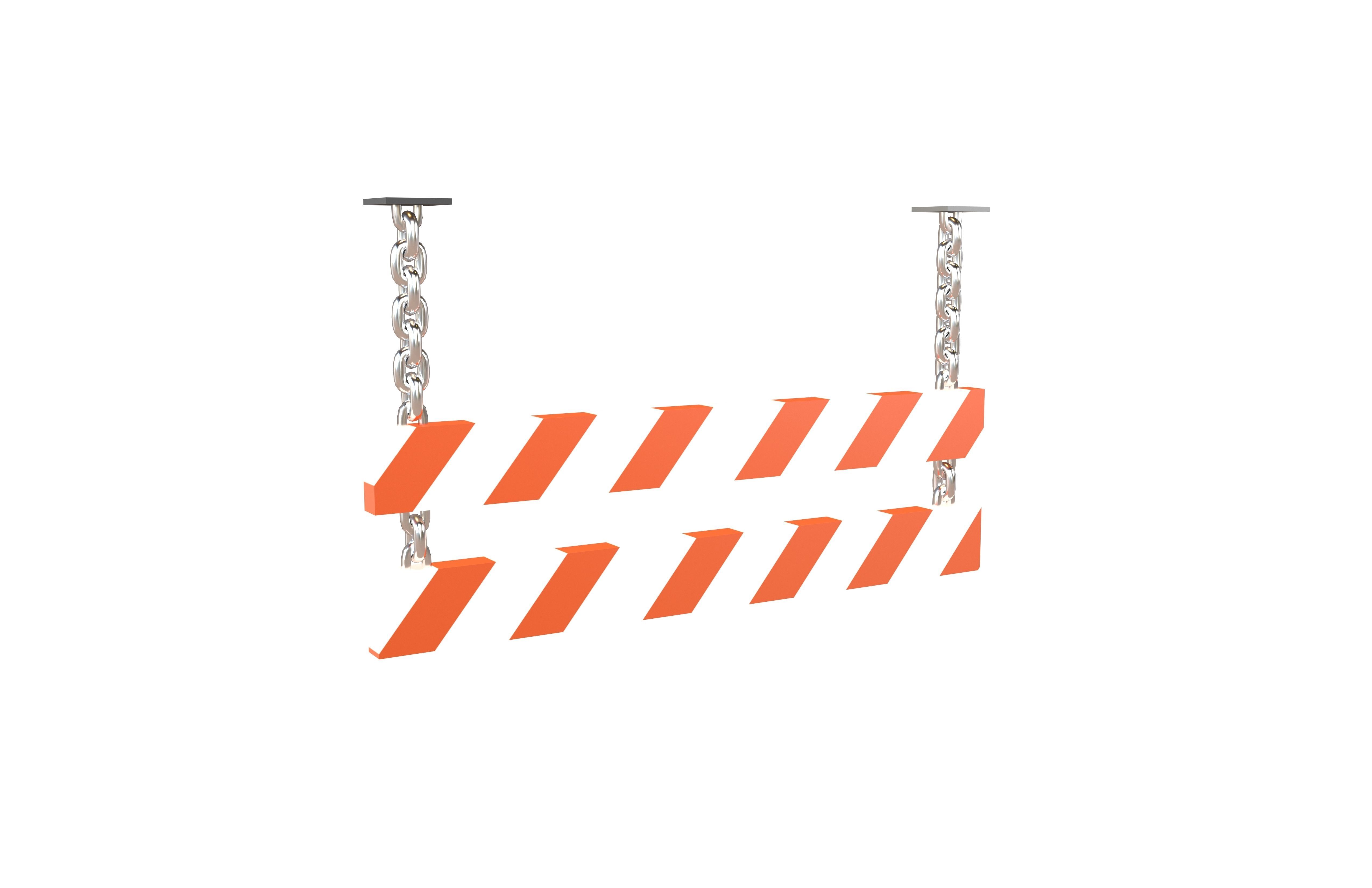 3D model Danger Sign Barriers v2 001 VR / AR / low-poly | CGTrader