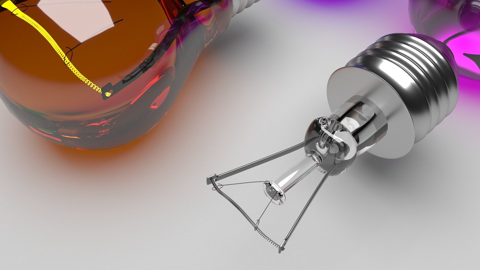 Light Bulbs Set 3D model | CGTrader