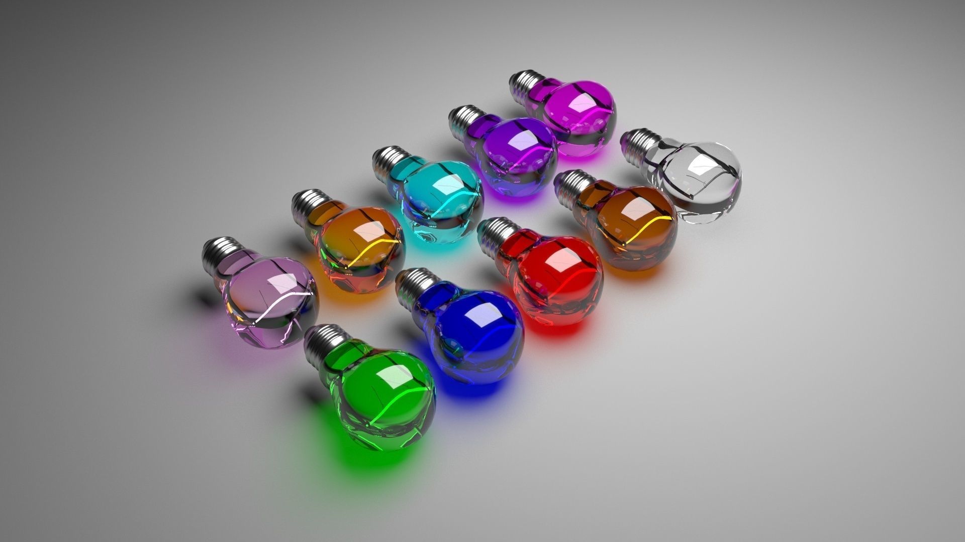 Light Bulbs Set 3D model | CGTrader