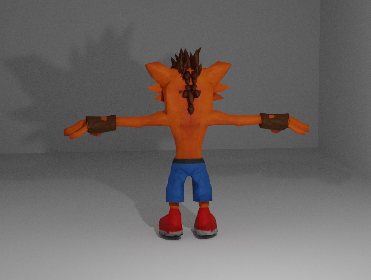 Crash Bandicoot 3d Low poly 3D model | CGTrader