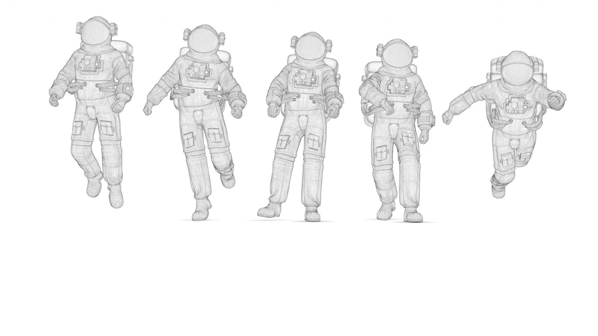 Astronaut 02 3D model 3D printable | CGTrader