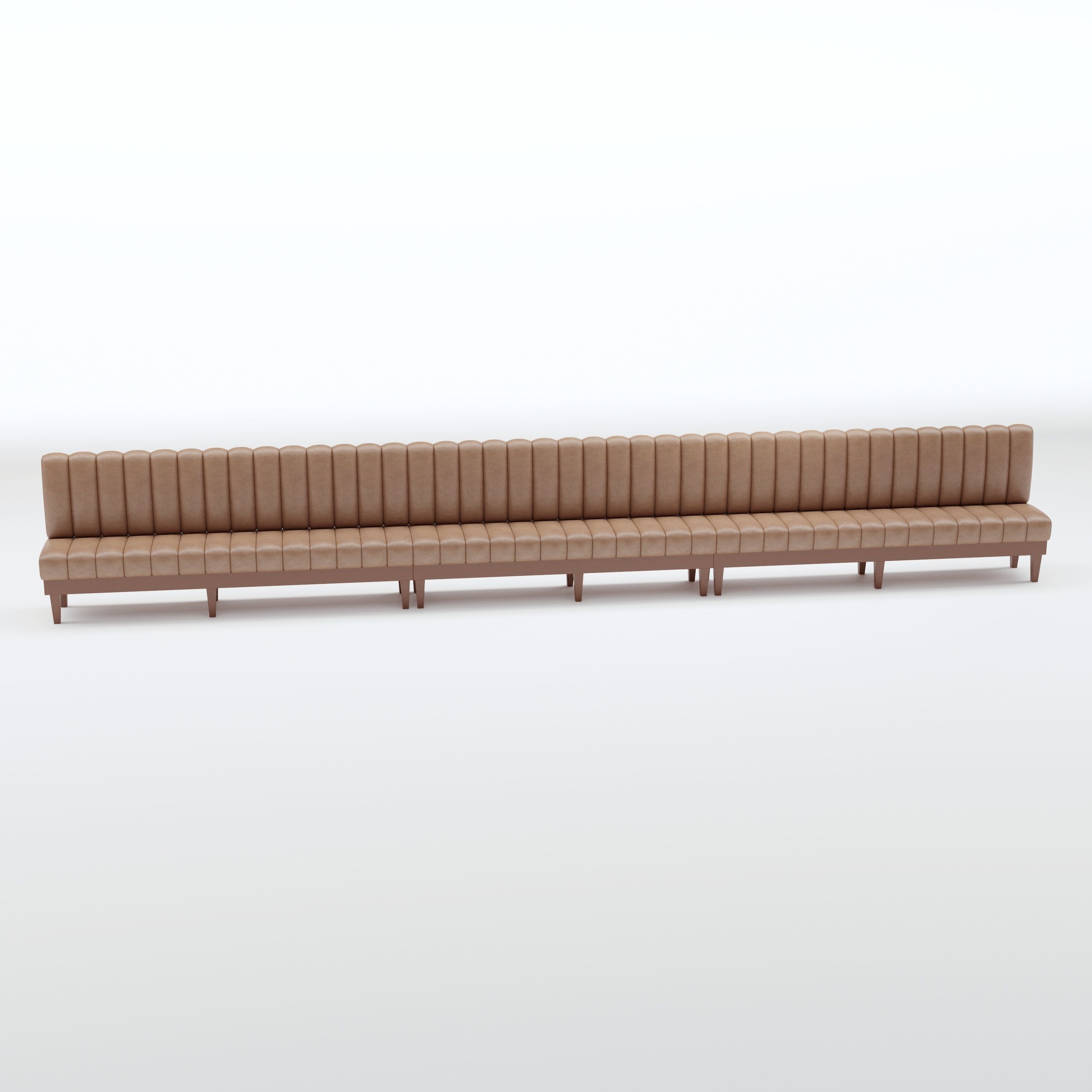 Classic Styled Banquette Booth Seating 3D model | CGTrader