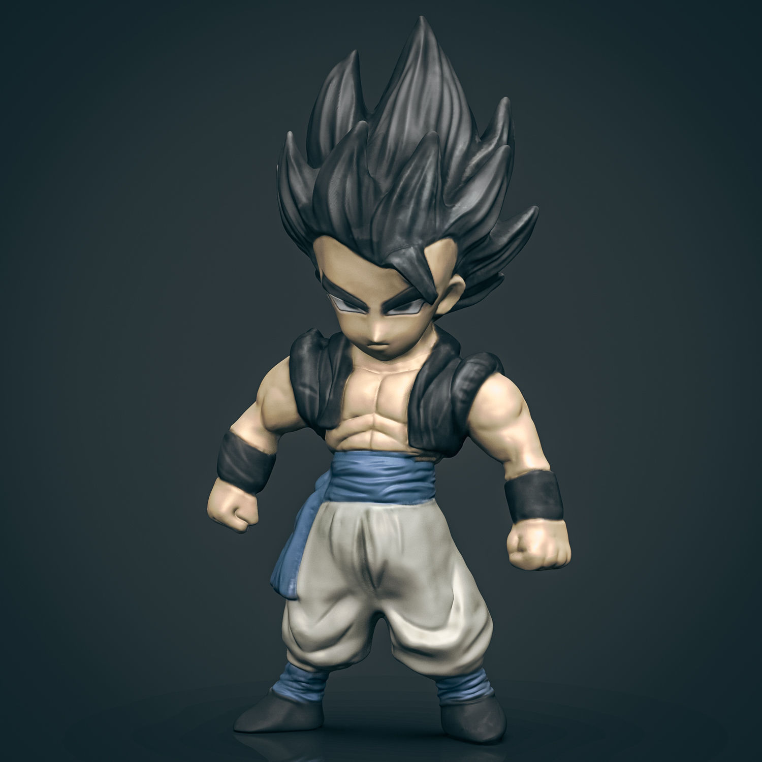 Gogeta Dragon Ball 3D Printable free 3D model 3D printable | CGTrader