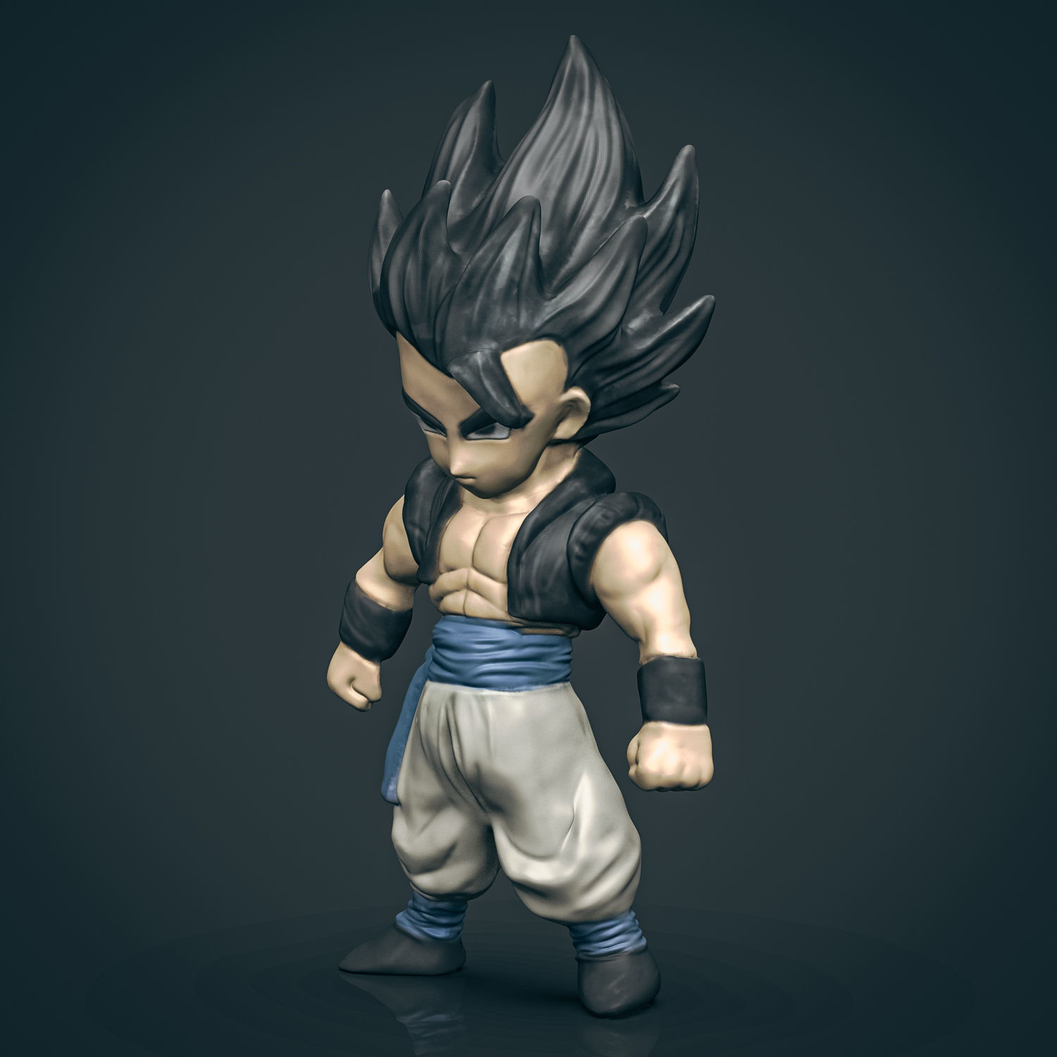 Gogeta Dragon Ball 3D Printable free 3D model 3D printable | CGTrader