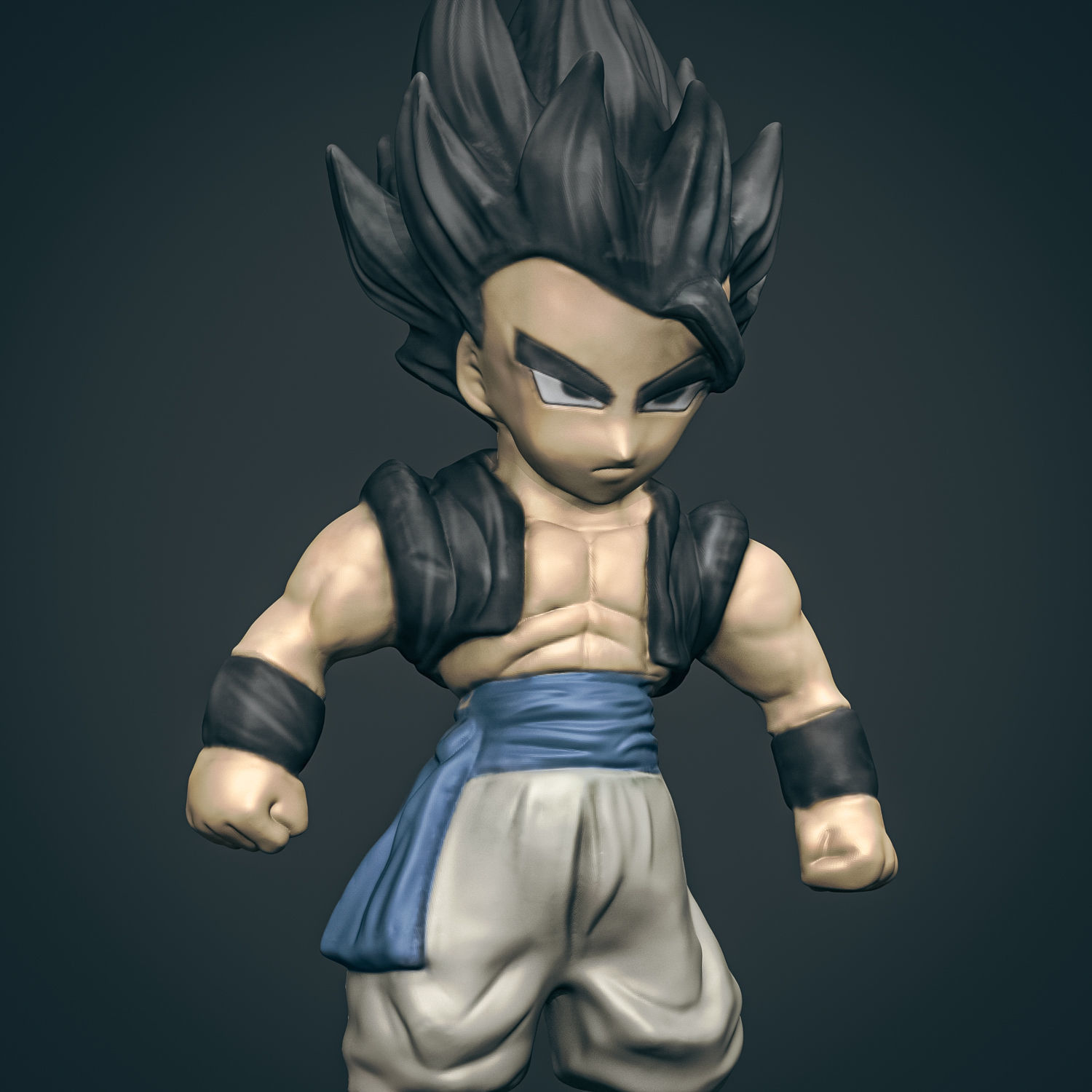 Gogeta Dragon Ball 3D Printable free 3D model 3D printable | CGTrader