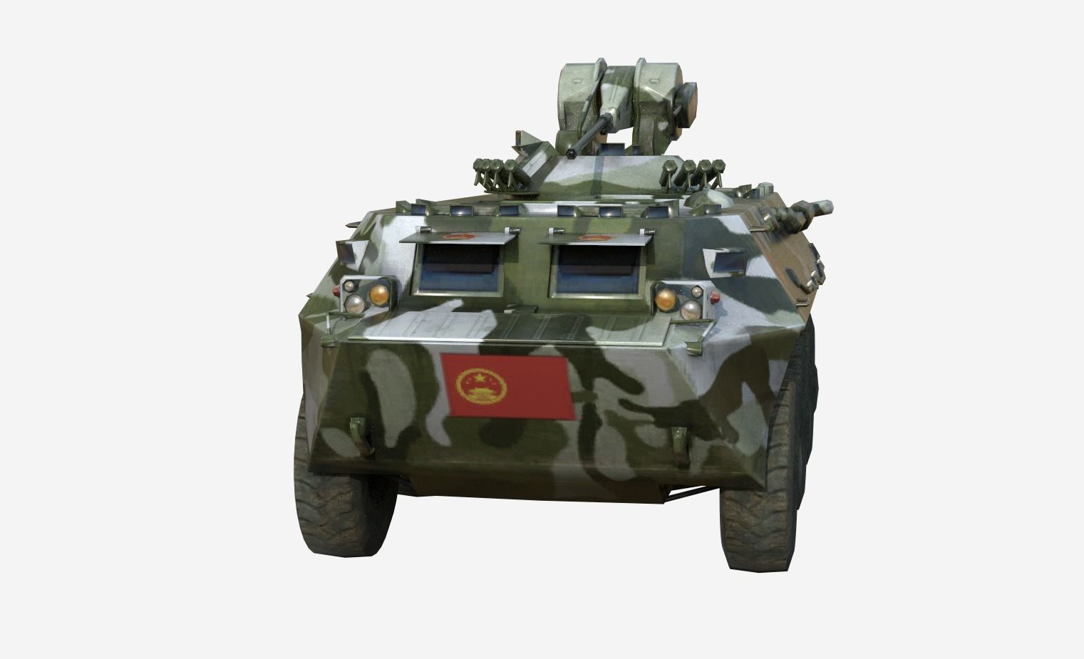 WZ551 Mercenaries 2 fighting vehicle free VR / AR / low-poly 3D model ...