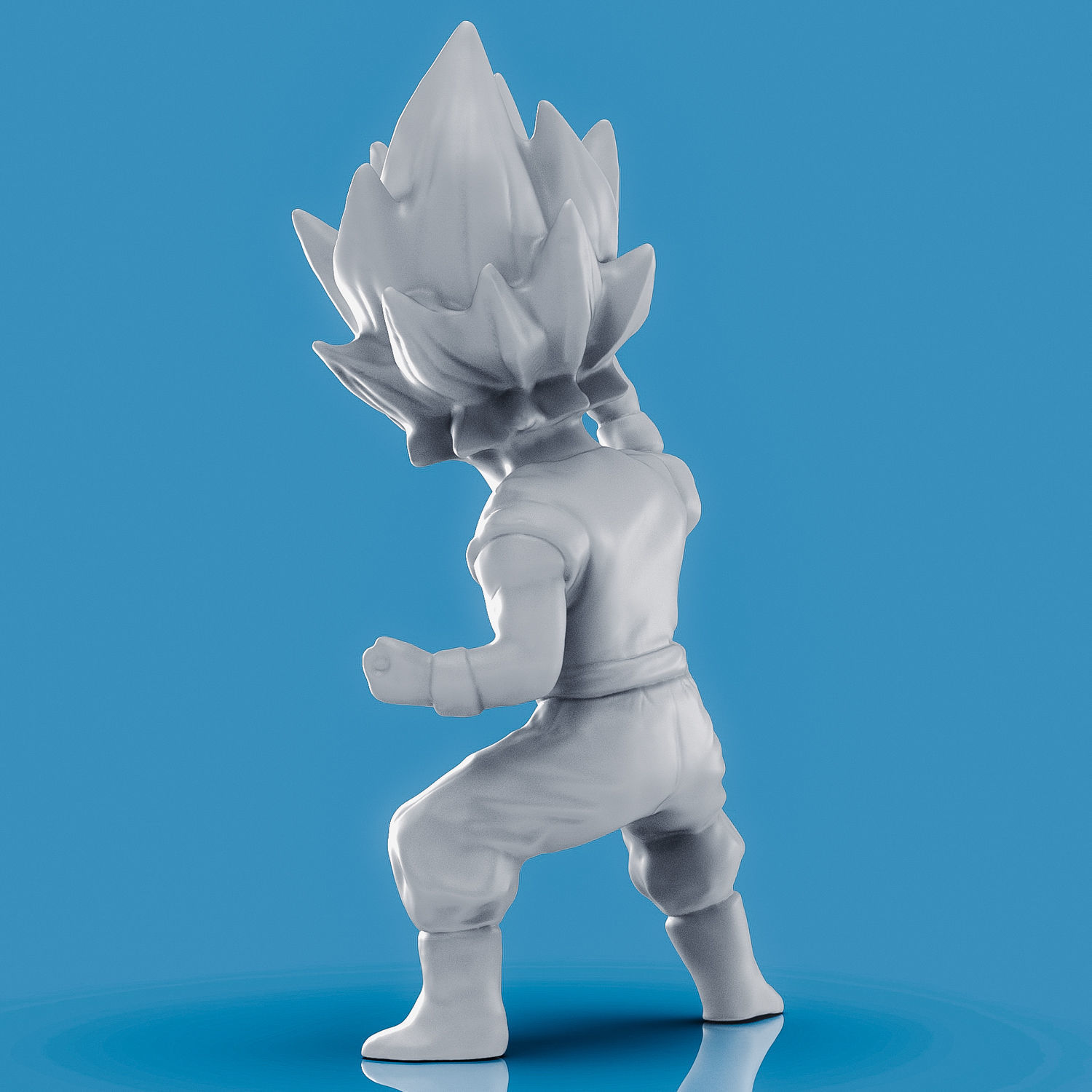Son Goku Super Saiyan Blue Dragon Ball 3D Printable free 3D model 3D ...