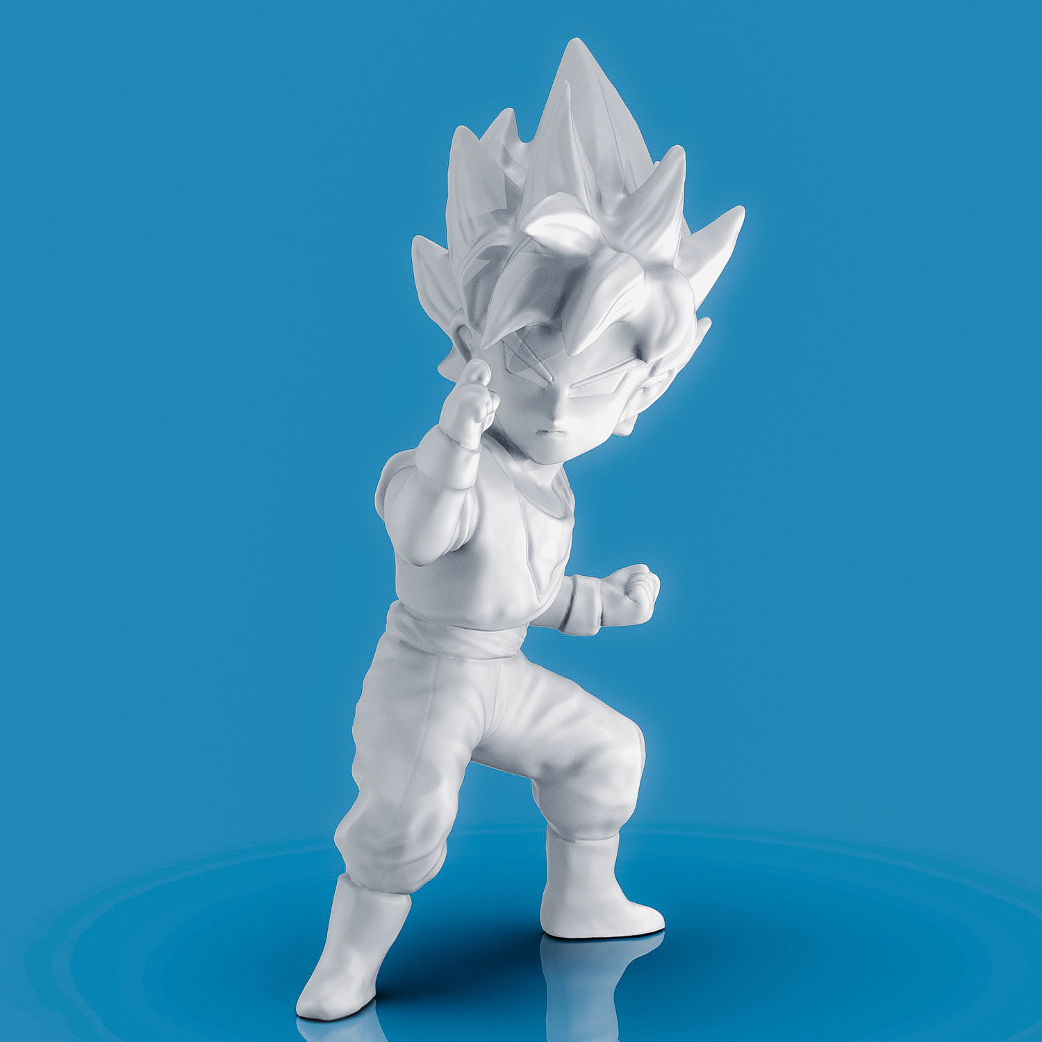 Son Goku Super Saiyan Blue Dragon Ball 3D Printable free 3D model 3D ...
