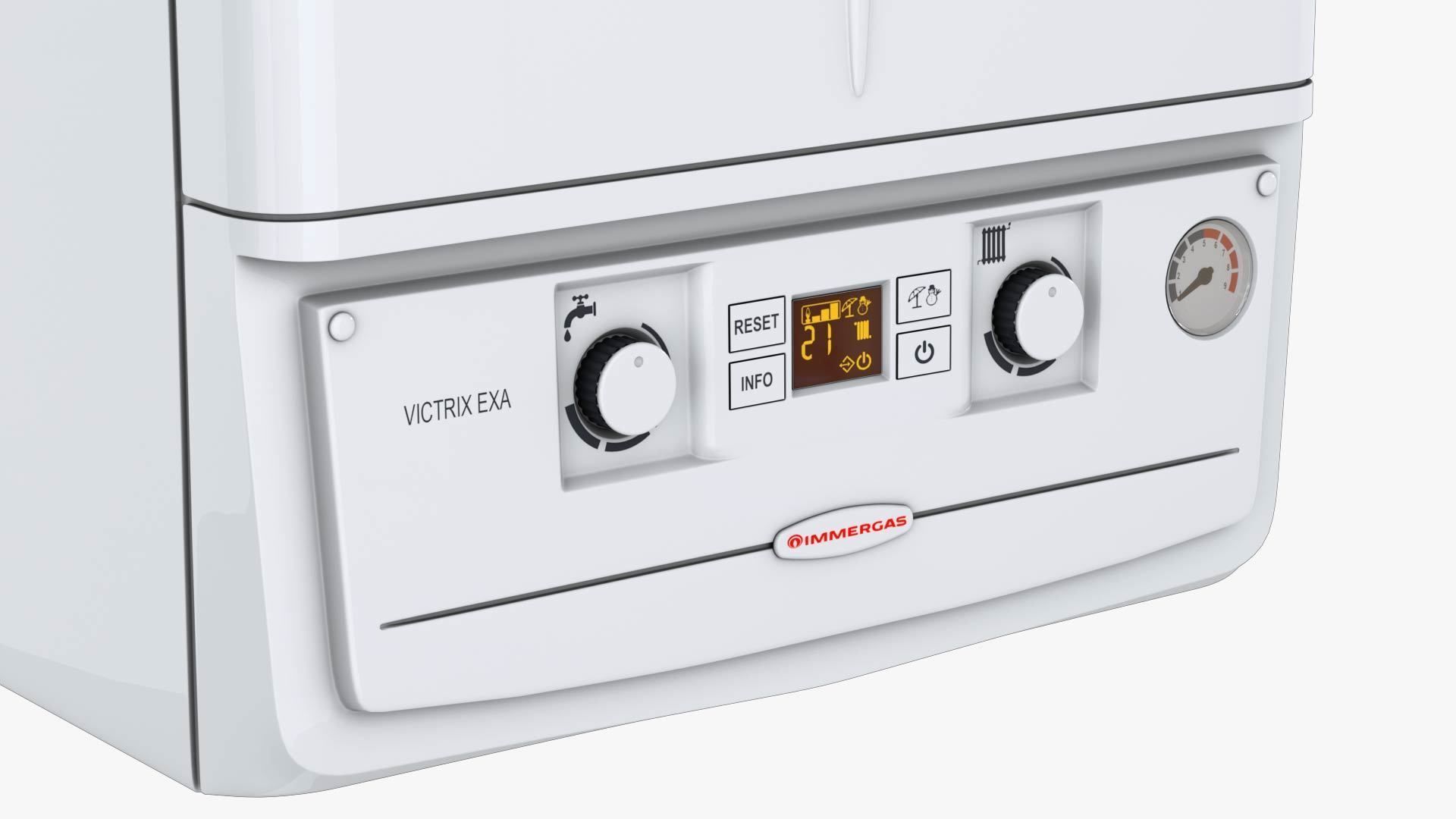 3D model Immergas victrix exa 24 boiler high realistic VR / AR / low ...