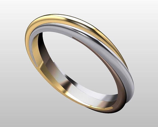 Engagement ring 3D model 3D printable | CGTrader