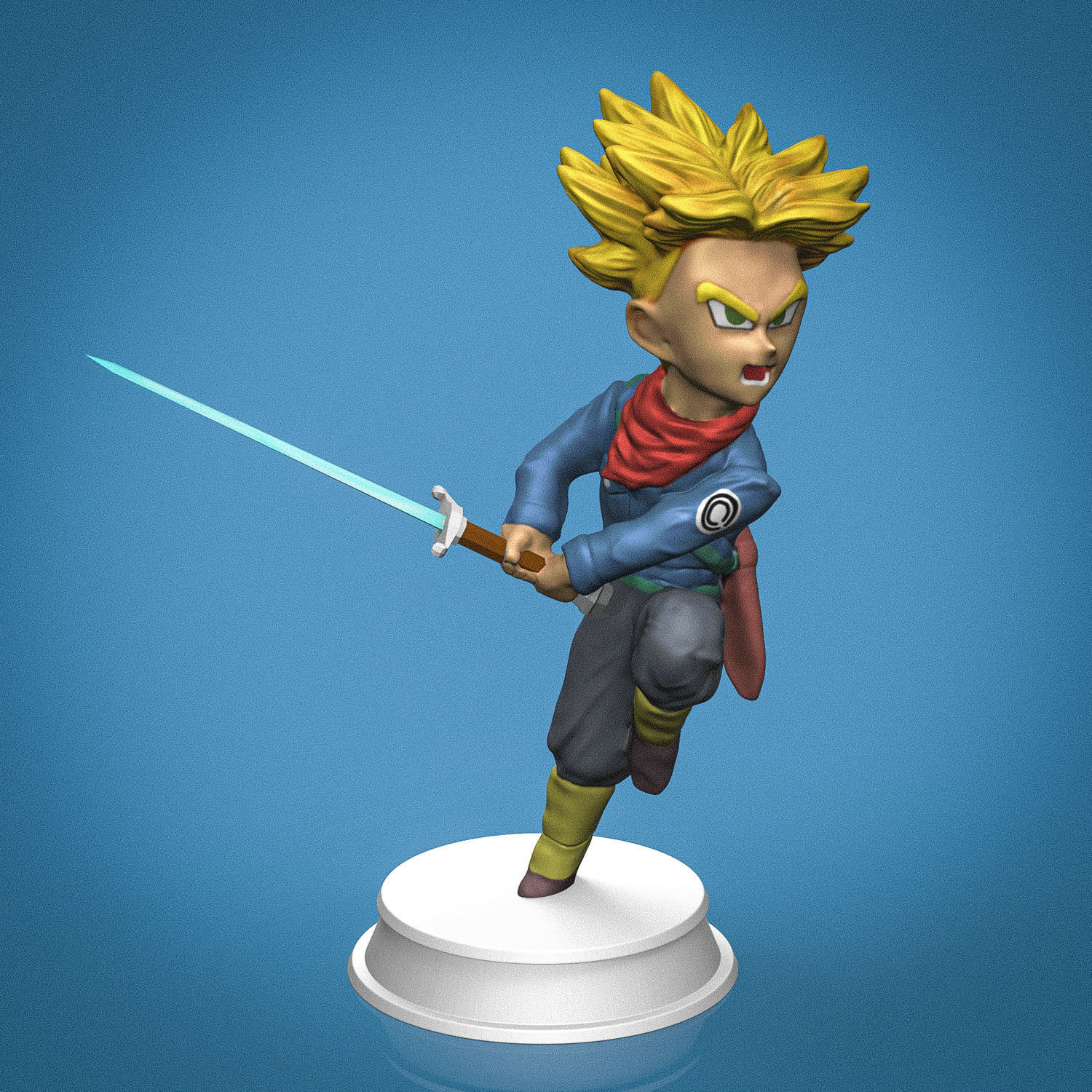 Trunk Dragon Ball 3D Printable free 3D model 3D printable | CGTrader