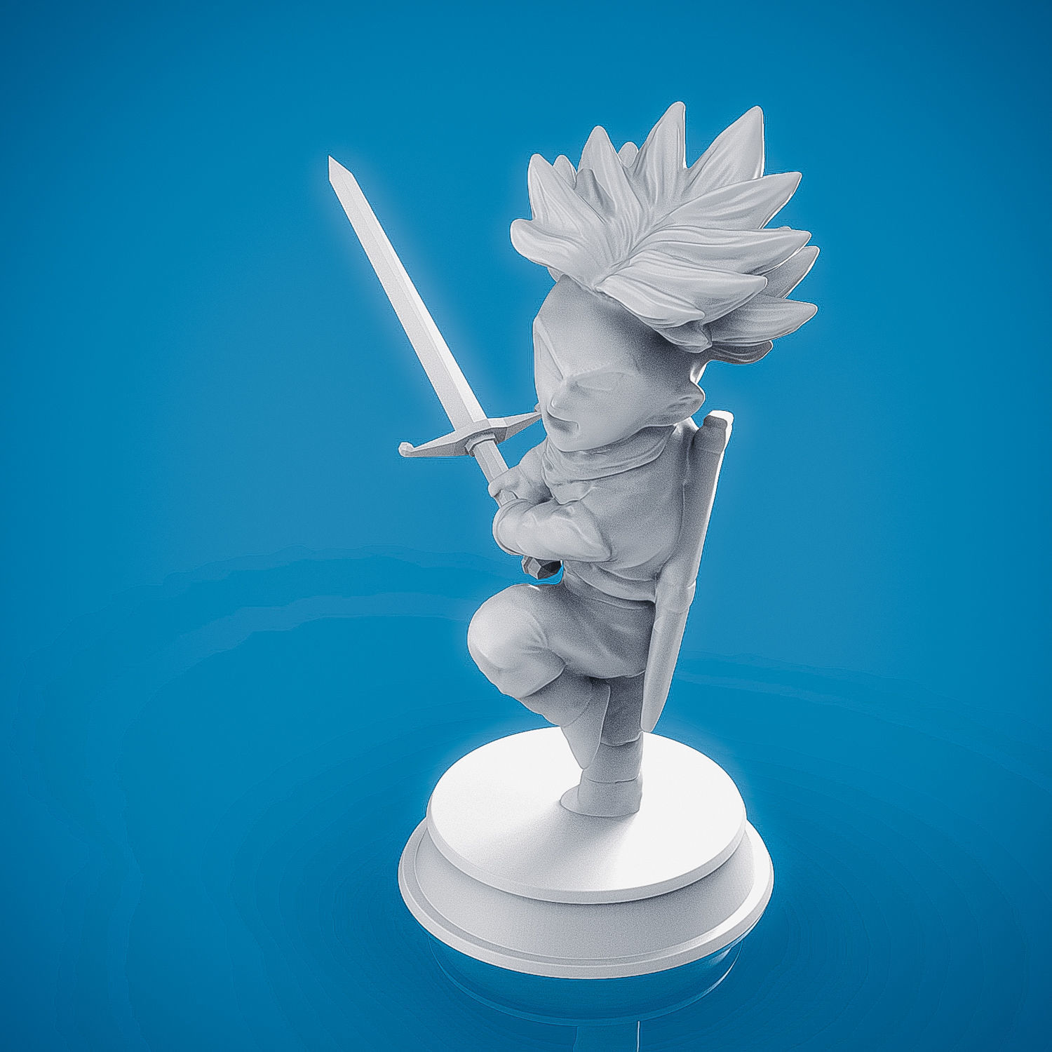 Trunk Dragon Ball 3D Printable free 3D model 3D printable | CGTrader