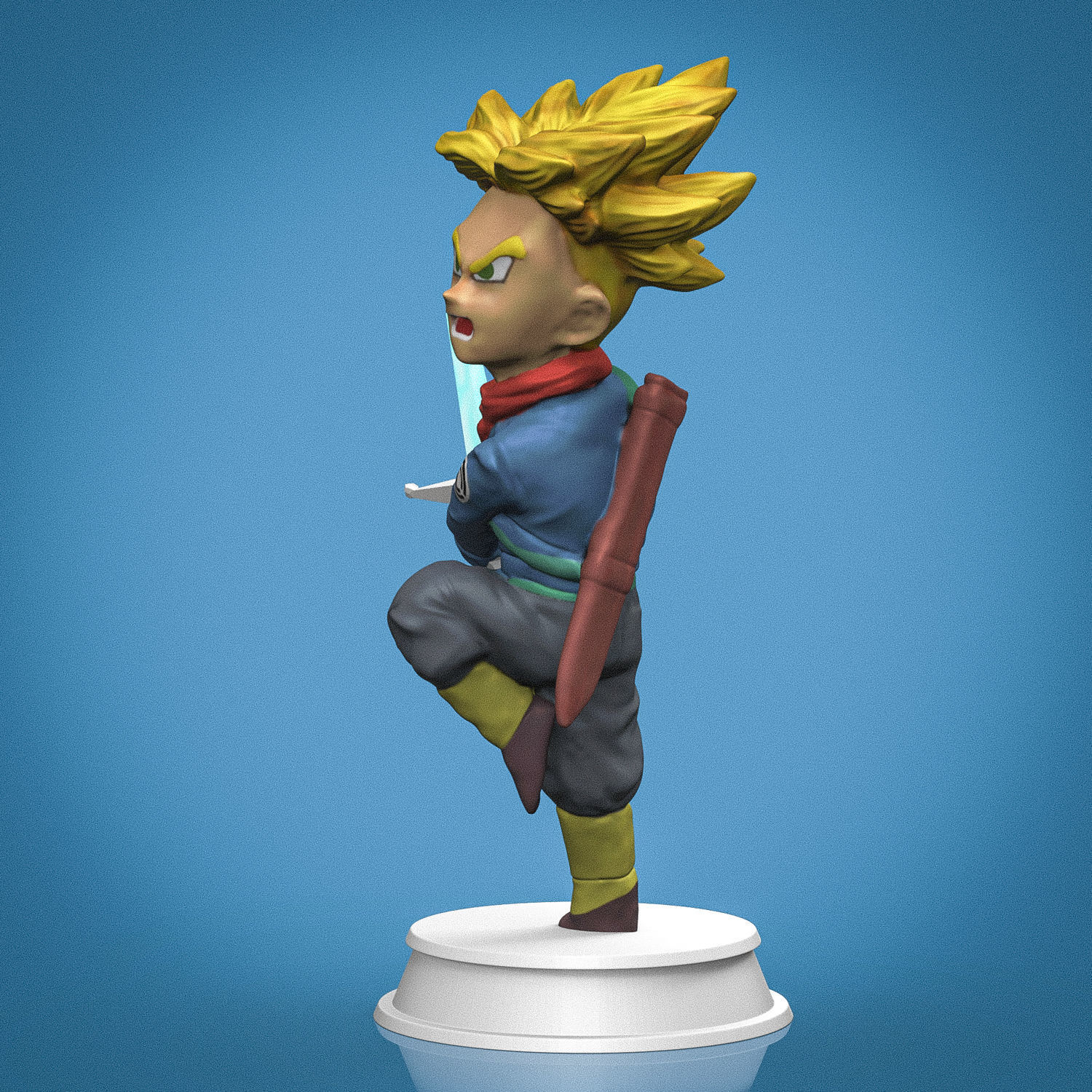 Trunk Dragon Ball 3D Printable free 3D model 3D printable | CGTrader