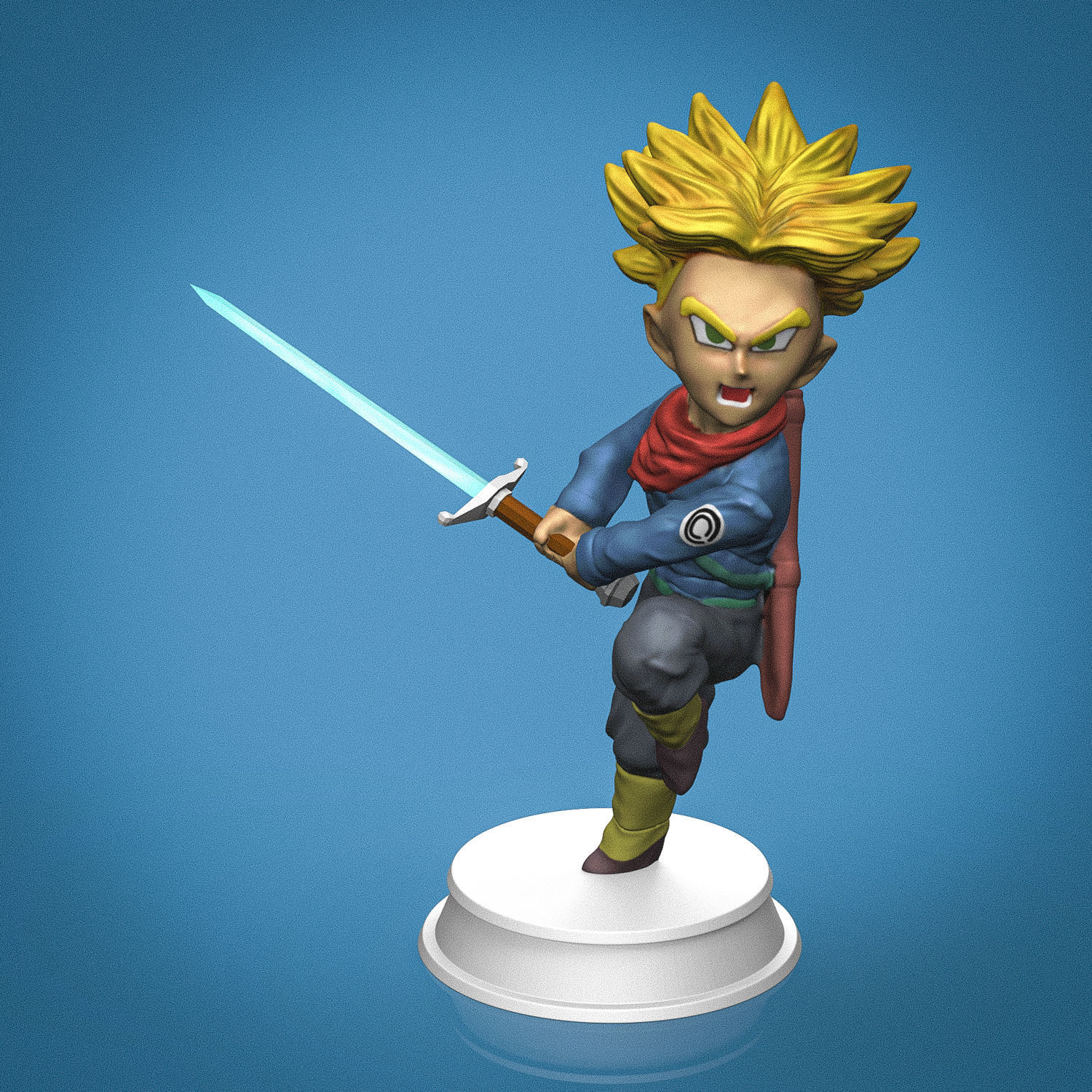 Trunk Dragon Ball 3D Printable free 3D model 3D printable | CGTrader