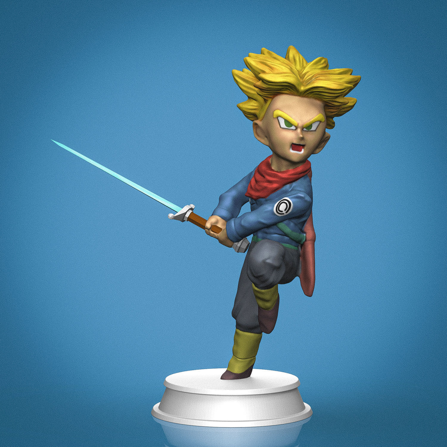 Trunk Dragon Ball 3D Printable free 3D model 3D printable | CGTrader