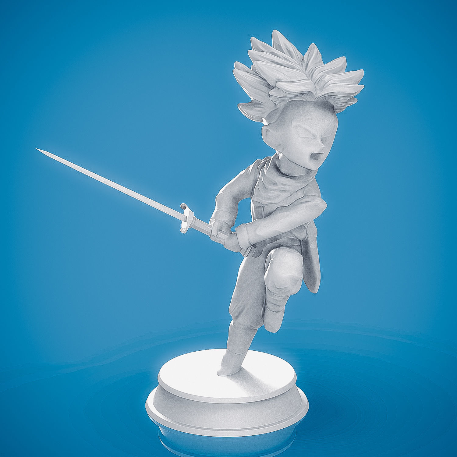 Trunk Dragon Ball 3D Printable free 3D model 3D printable | CGTrader