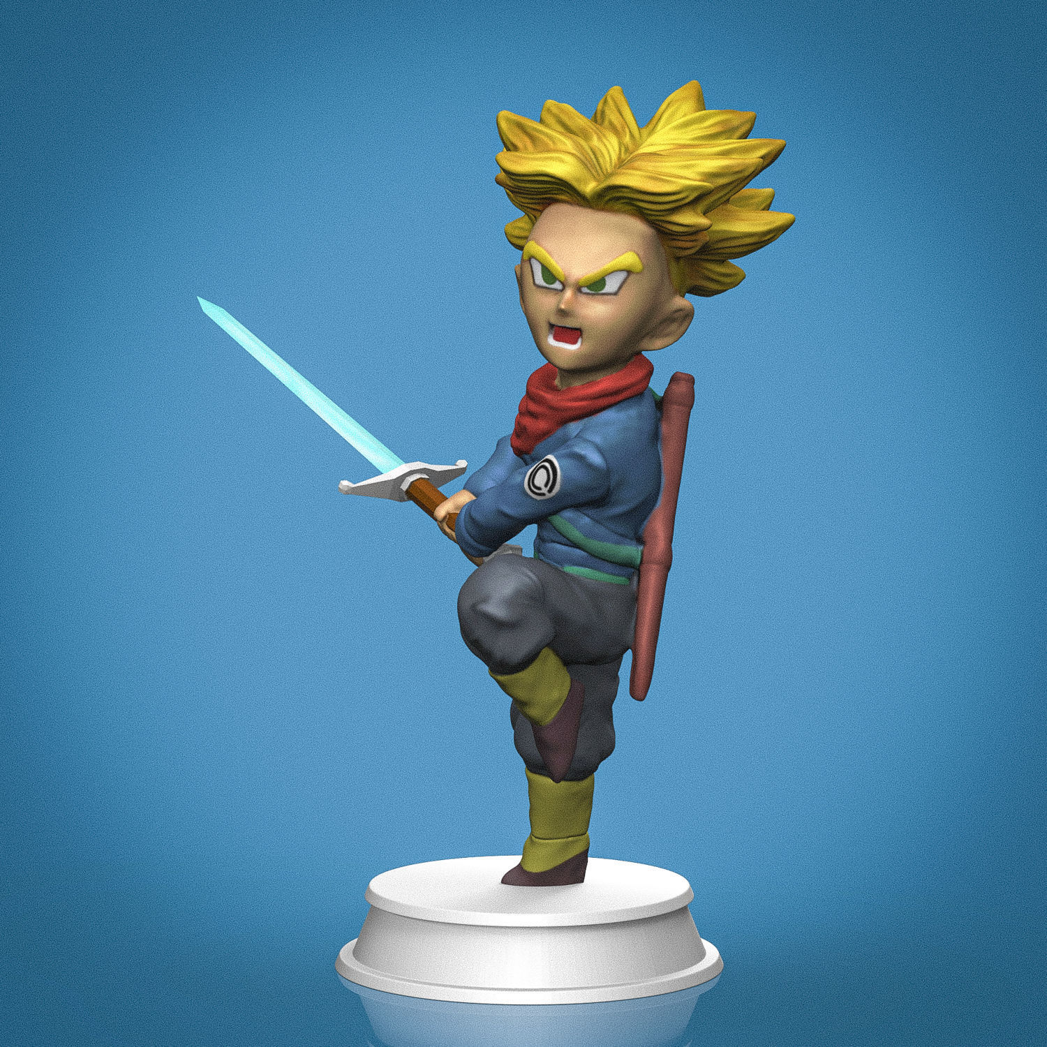 Trunk Dragon Ball 3D Printable free 3D model 3D printable | CGTrader