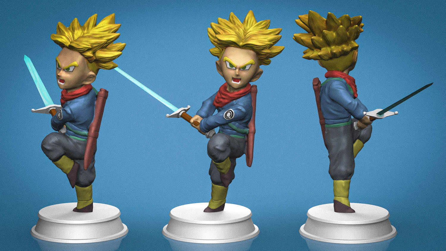 Trunk Dragon Ball 3D Printable free 3D model 3D printable | CGTrader