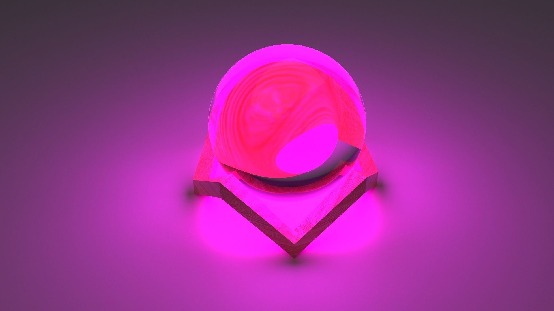 Lamp With Color Changing Animation 3D model animated | CGTrader