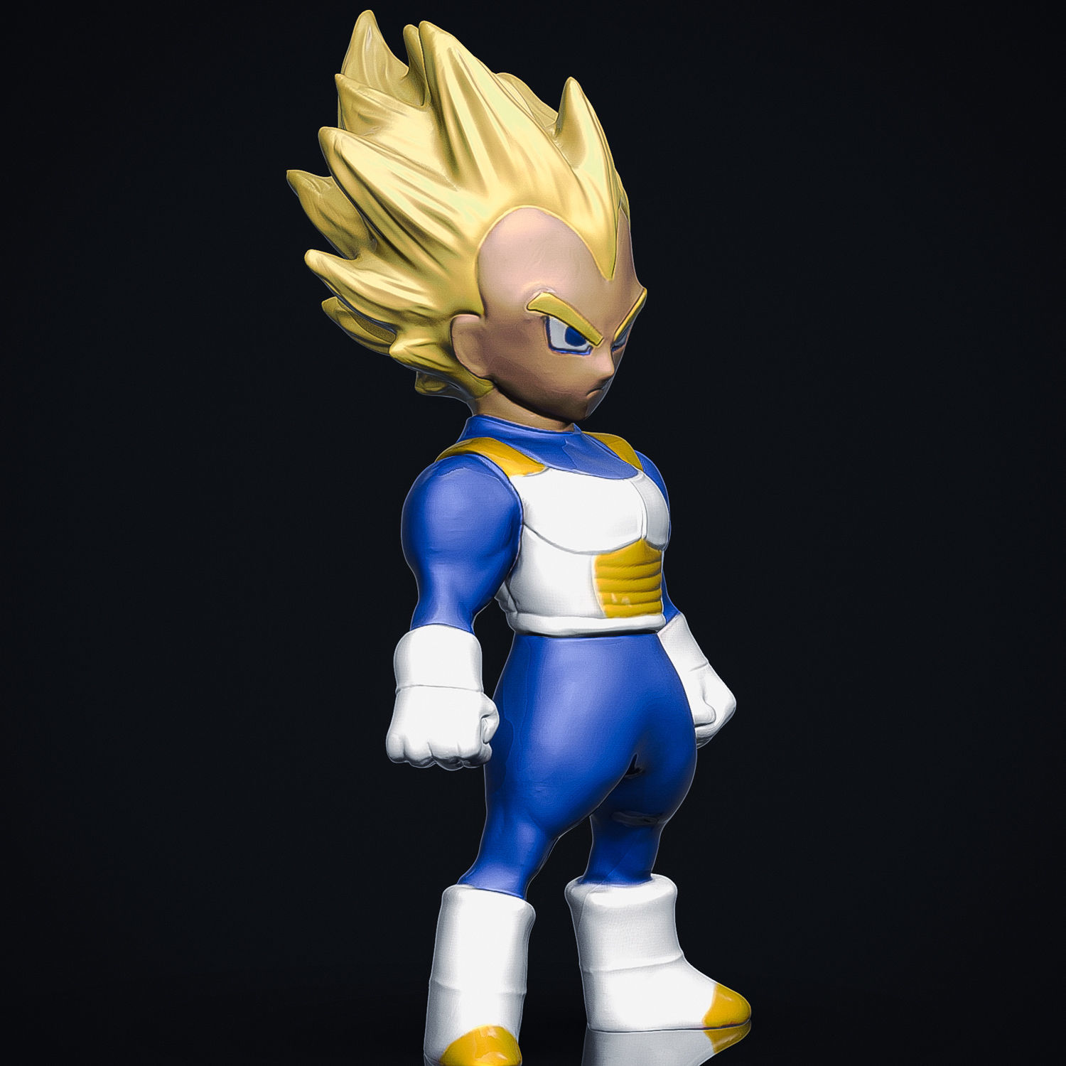 Vegeta Dragon Ball 3D Printable free 3D model 3D printable | CGTrader