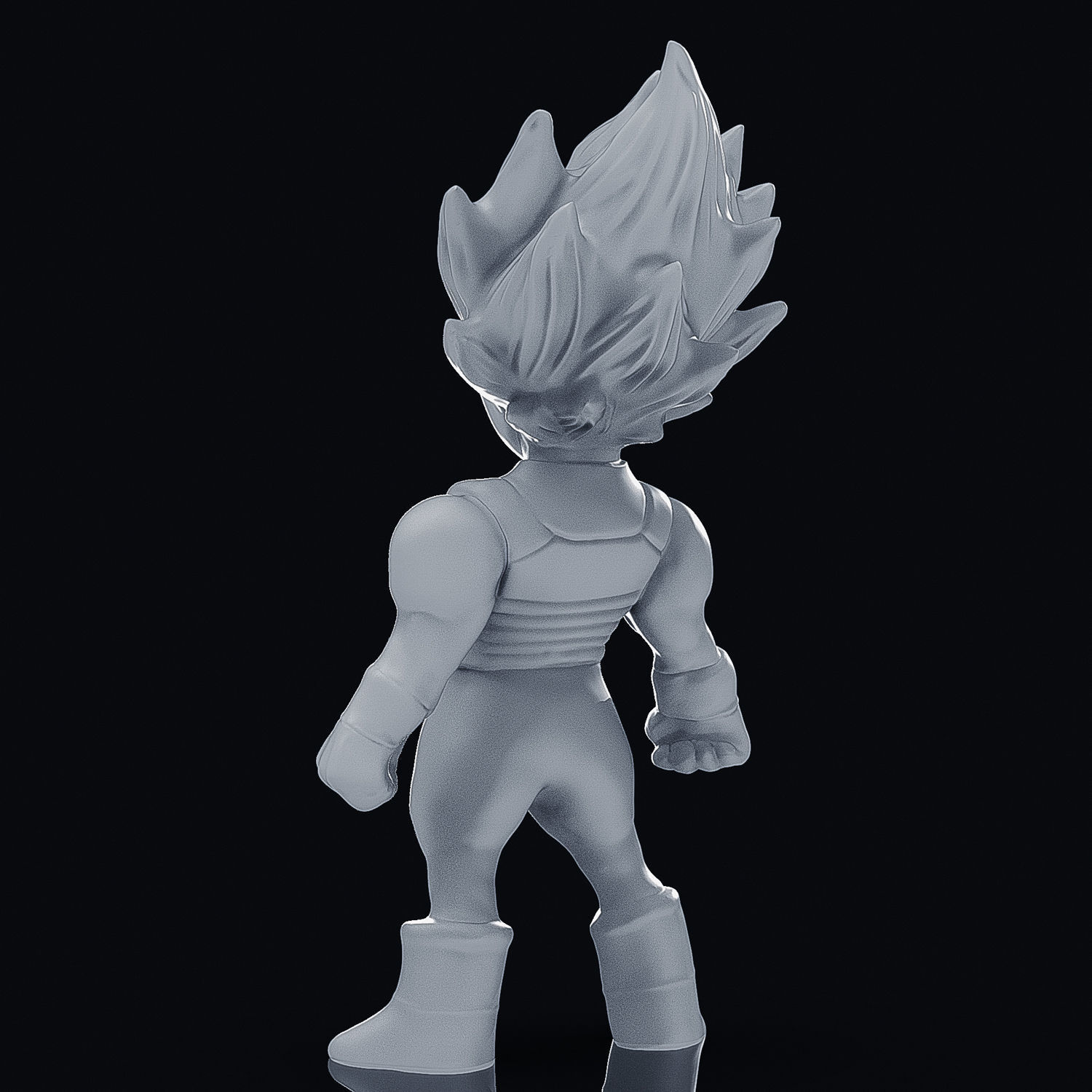 Vegeta Dragon Ball 3D Printable free 3D model 3D printable | CGTrader