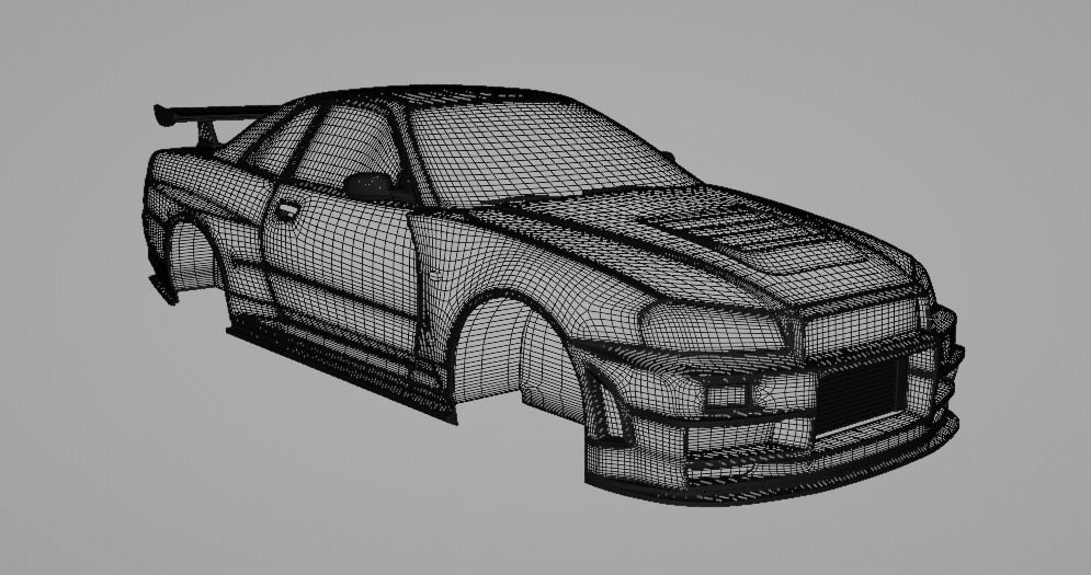 NISSAN GTR R34 Z TUNE 3D model | CGTrader