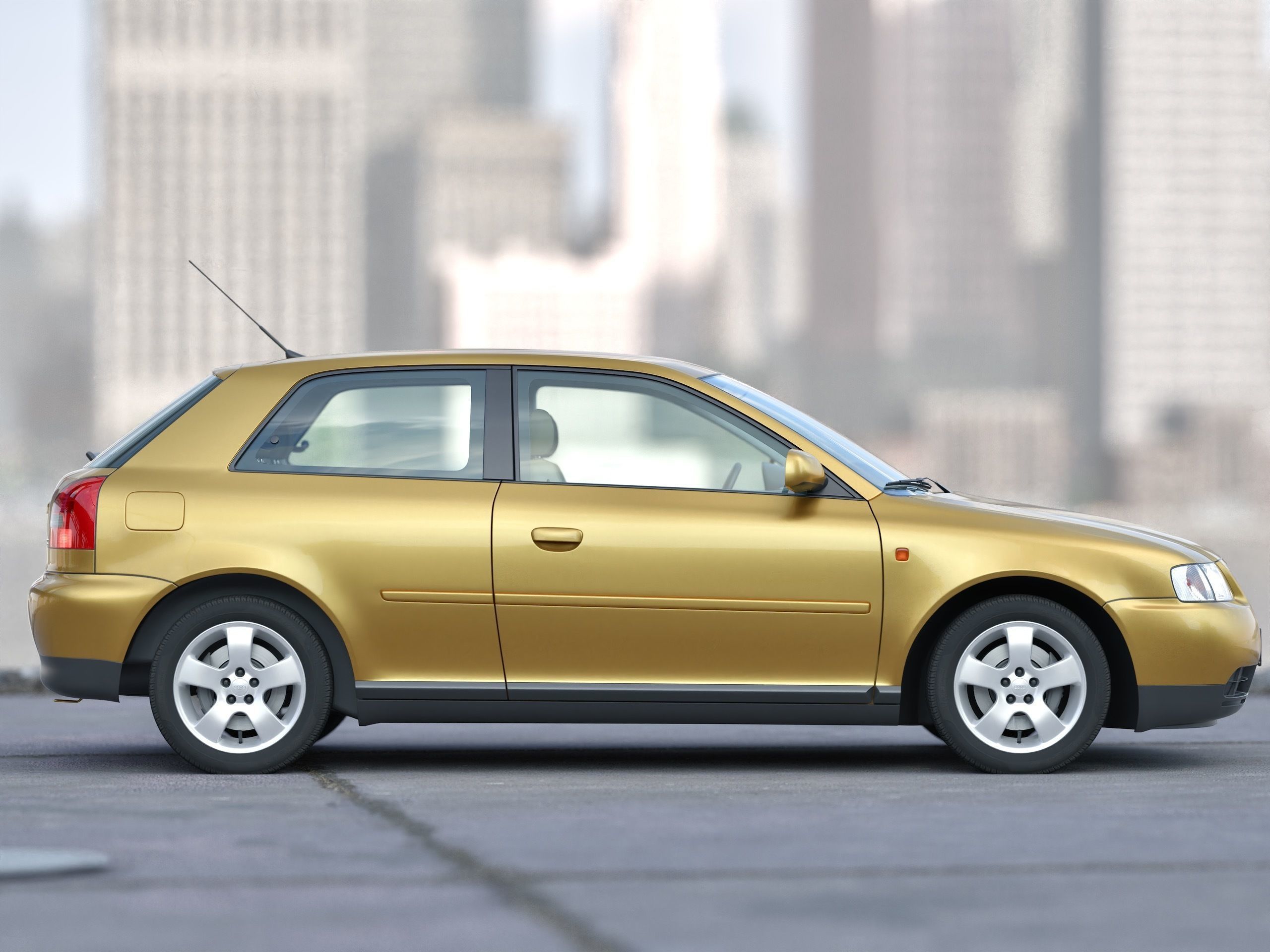 Audi A3 1996 3D model animated rigged | CGTrader