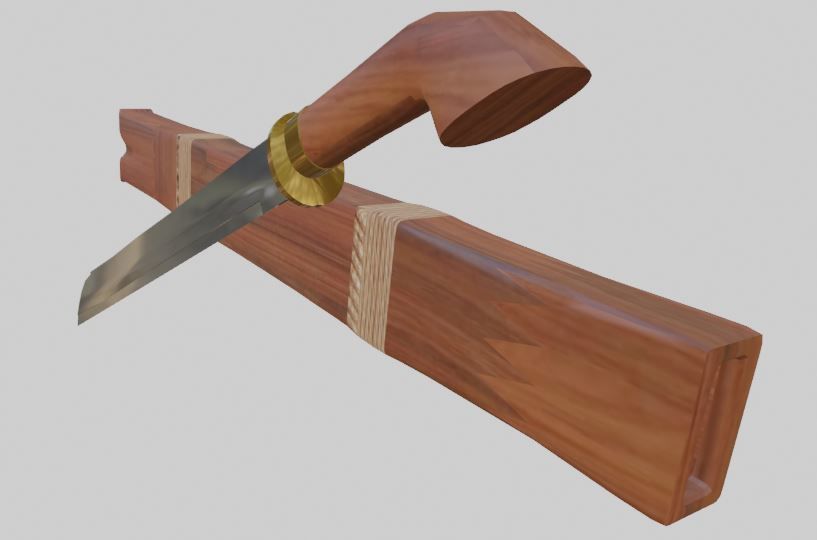 Kampilan Bolo - Filipino Traditional Sword 3D model | CGTrader