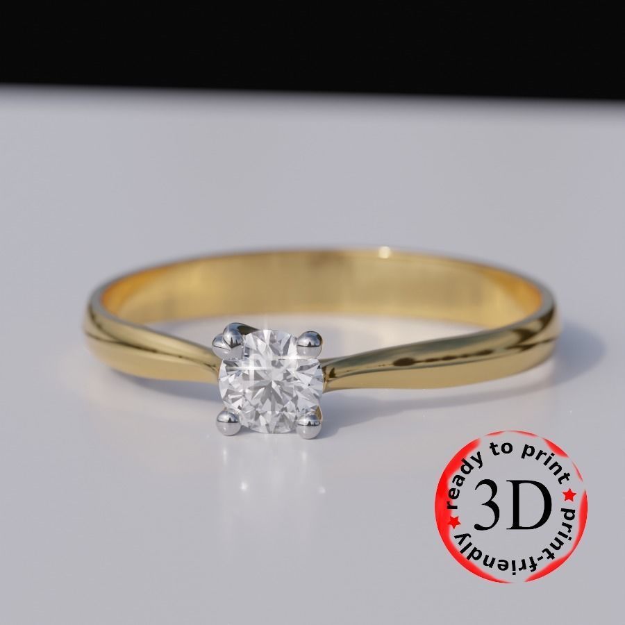 Ring for easy printing 3D print model free 3D model 3D printable | CGTrader