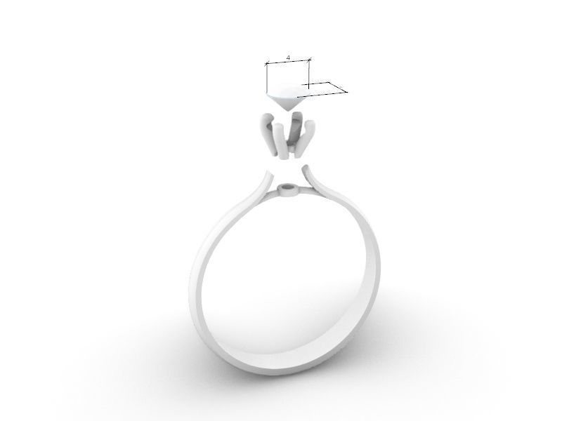 Ring for easy printing 3D print model free 3D model 3D printable | CGTrader