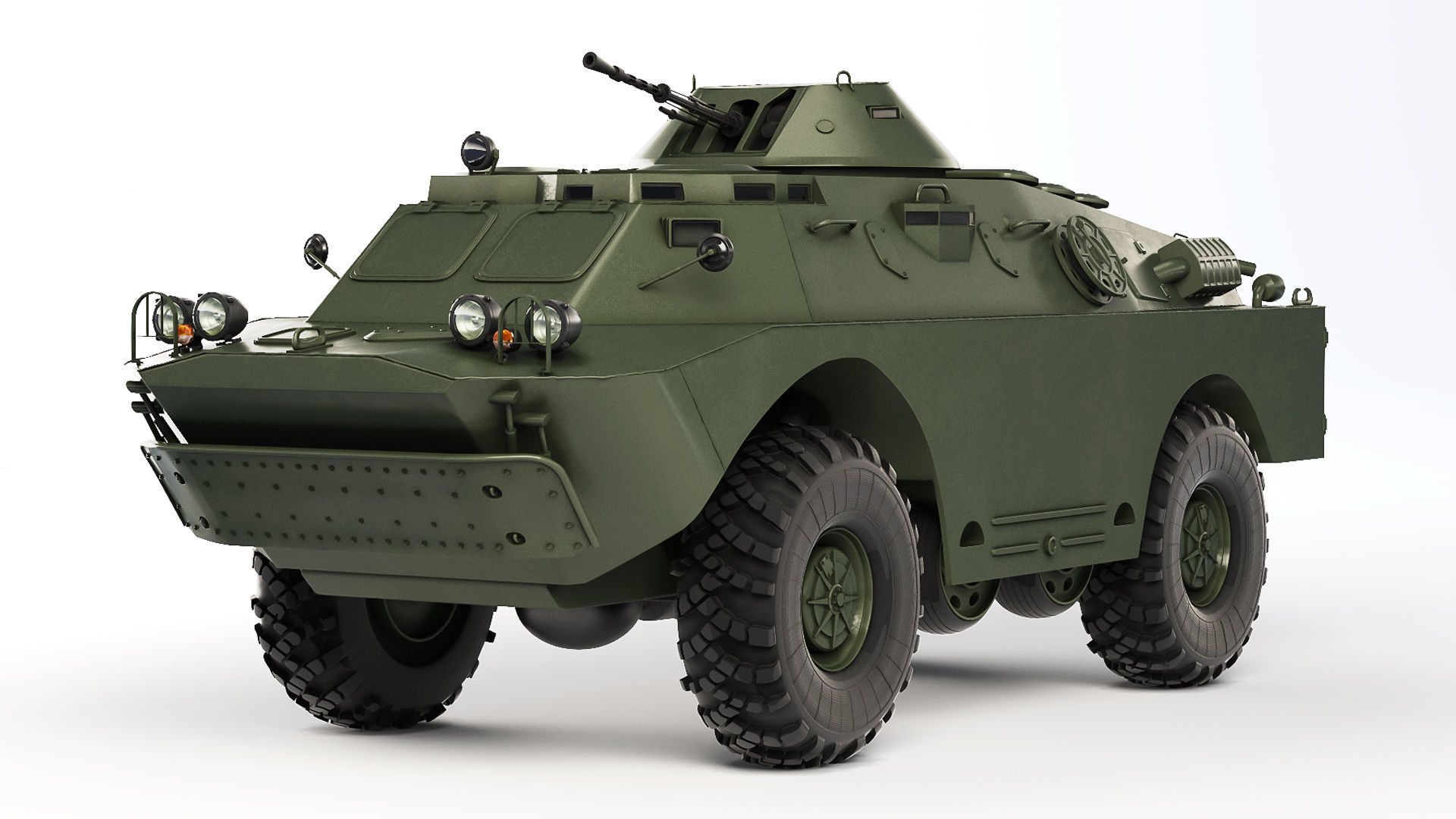 BRDM-2 1964 3D model | CGTrader