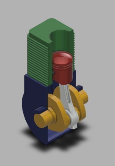 Two Stroke Engine 3D model | CGTrader