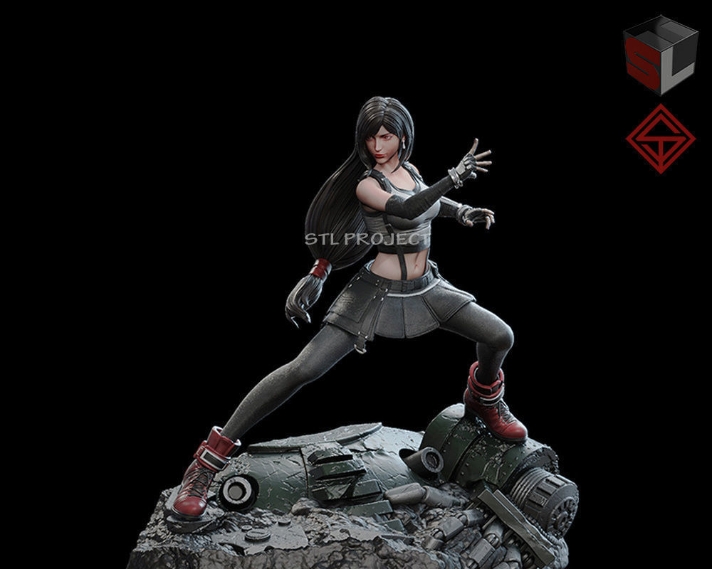 Tifa Lockhart 3D model 3D printable | CGTrader