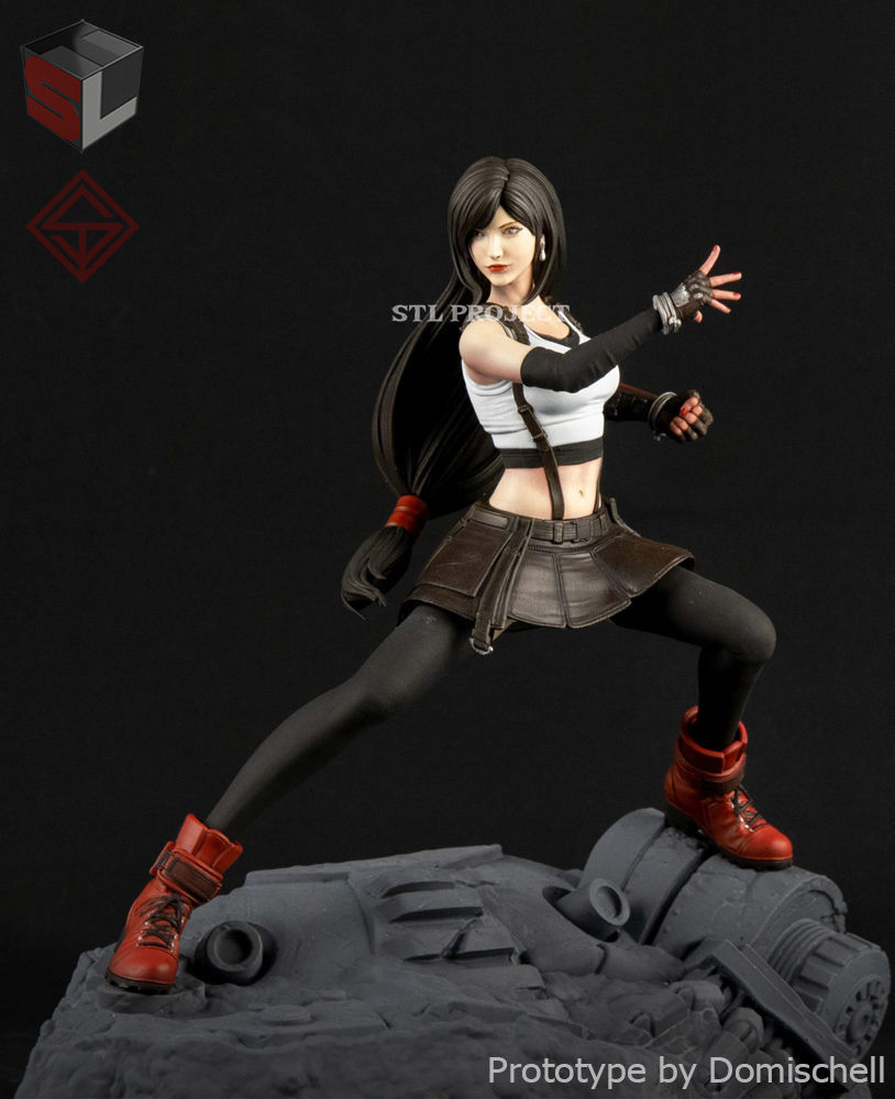 Tifa Lockhart 3D model 3D printable | CGTrader