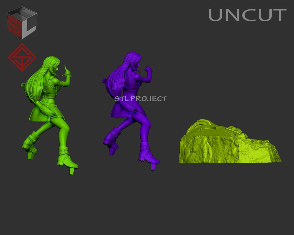 Tifa Lockhart 3D model 3D printable | CGTrader