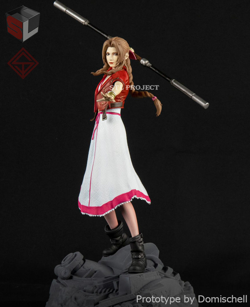 Aerith Gainsborough 3d Model 3d Printable Cgtrader 7759