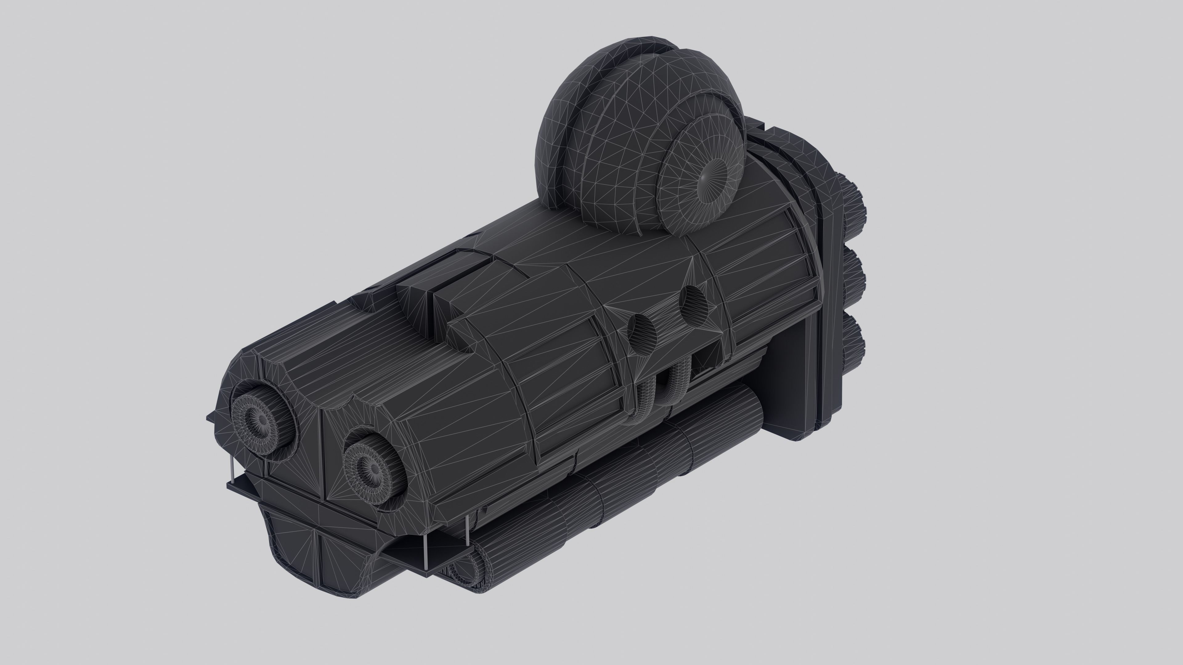 3D model Galactic Core spaceship VR / AR / low-poly | CGTrader